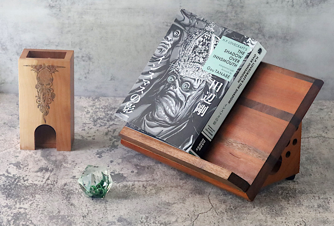 Wooden Bookmarks and Book Stands – Dragon Armor Games