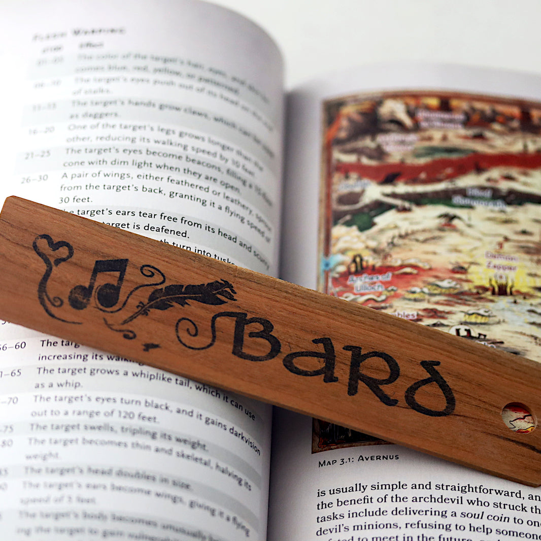 Wooden Bookmarks and Book Stands – Dragon Armor Games