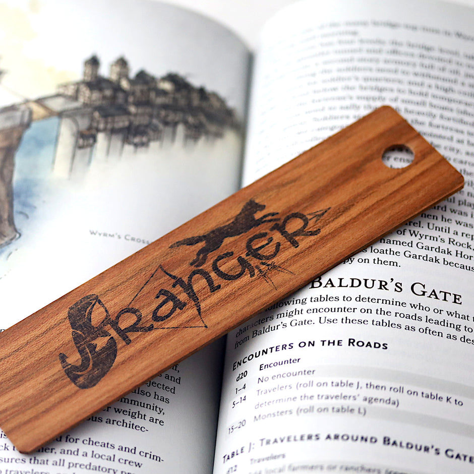 Wooden Bookmarks and Book Stands – Dragon Armor Games