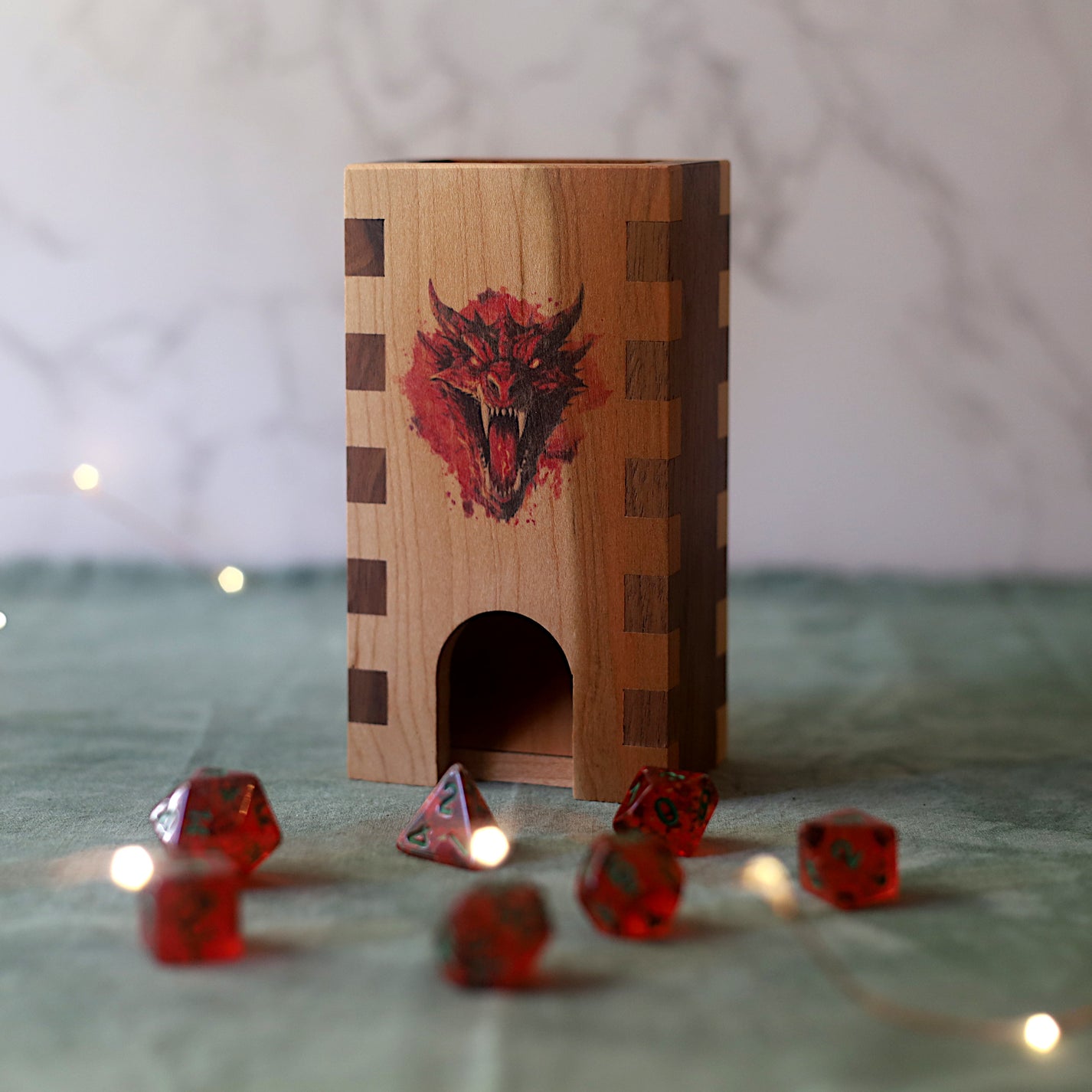 Small Red Dragon Dice Tower – Dragon Armor Games