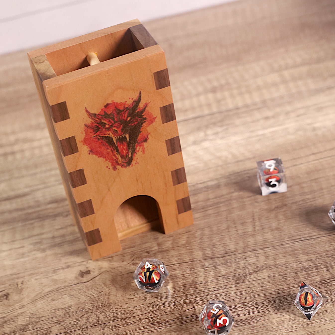 Small Red Dragon Dice Tower – Dragon Armor Games
